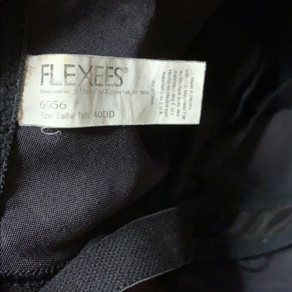 Flexees | Intimates & Sleepwear | Flexees Black Bodysuit Shape Wear 4dd ...